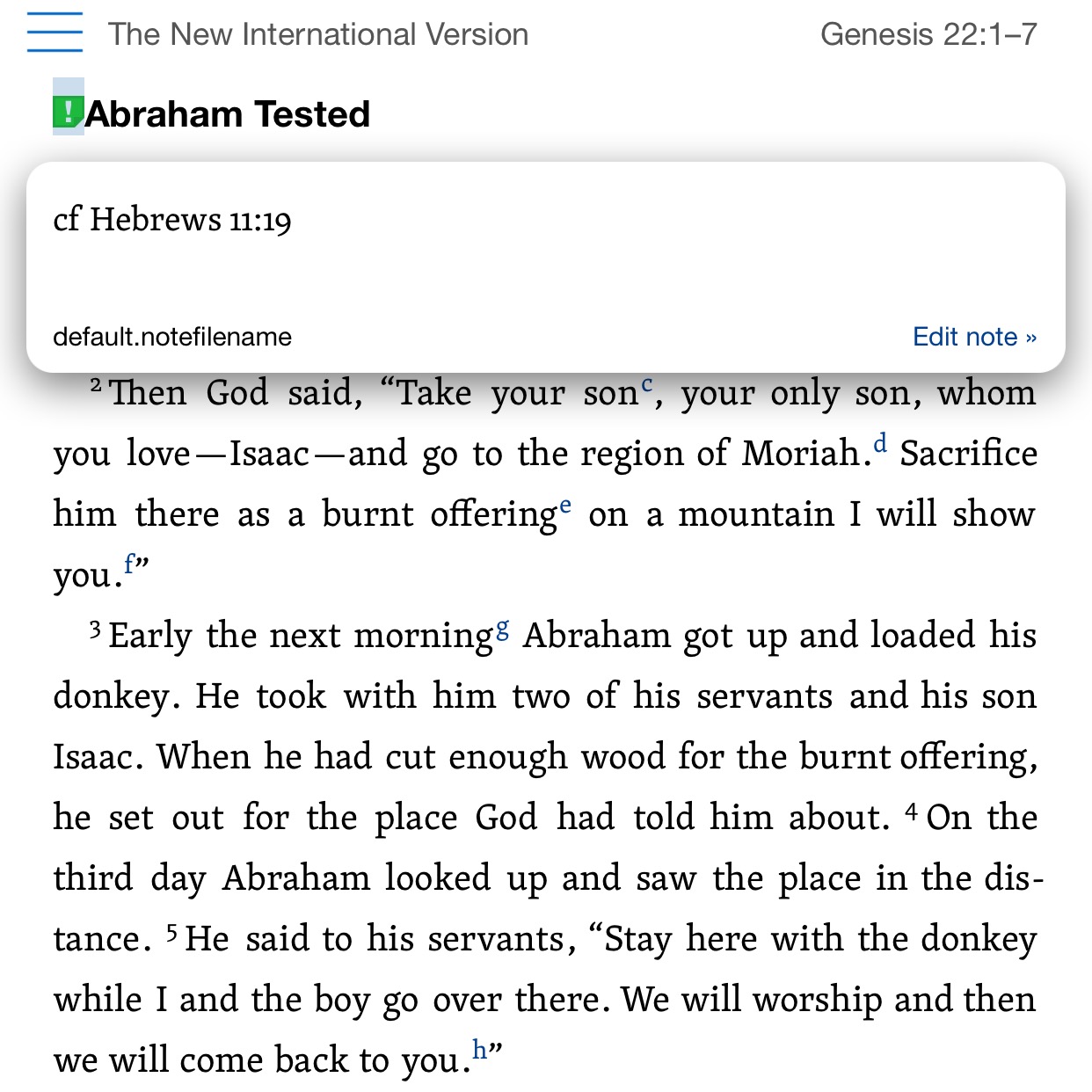 Creating notes that link to bible passages. - Logos Community