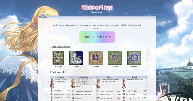 Revo-Classic Cash Shop